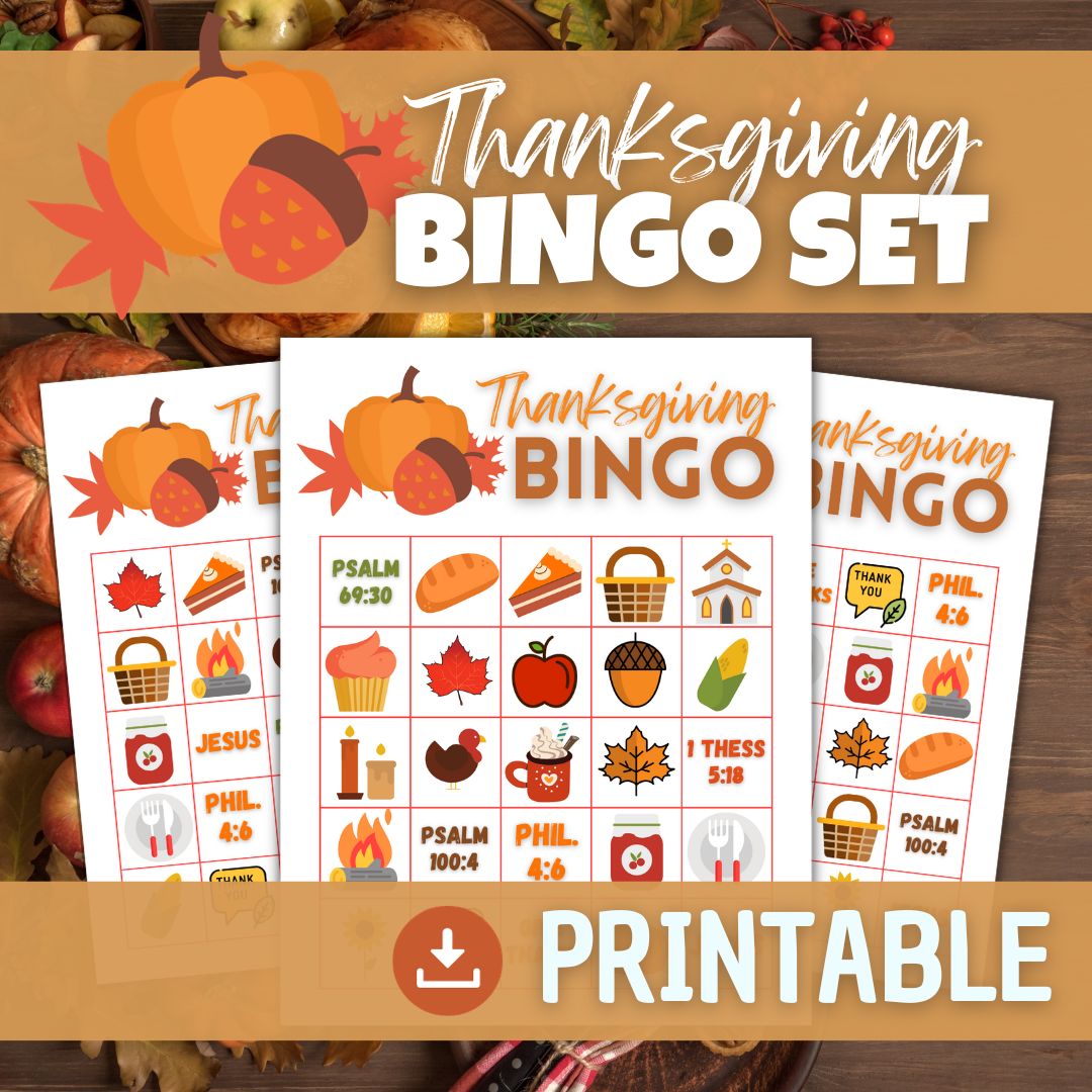 Thanksgiving Bible Bingo – thekidmincreatives.com