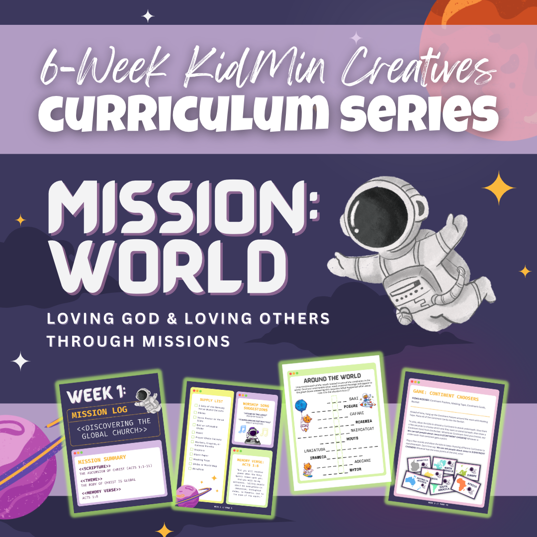 Mission: World 6-Week Curriculum on Missions – thekidmincreatives.com