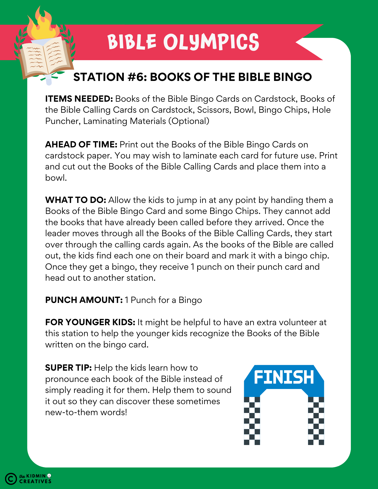 Bible Olympics Event Bundle – thekidmincreatives.com