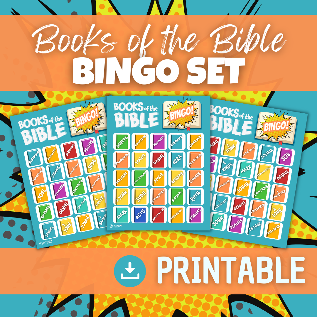 Books of the Bible Bingo Set – thekidmincreatives.com