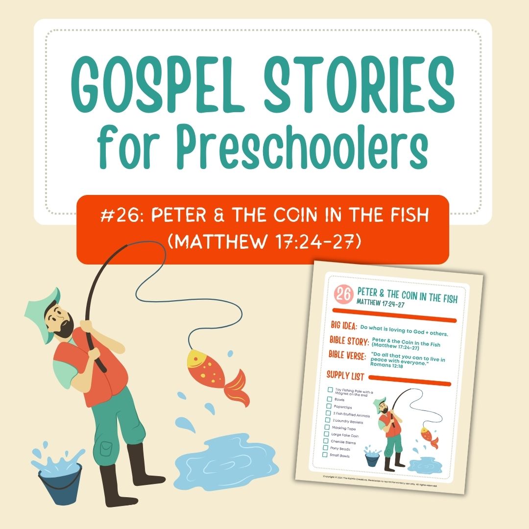 Gospel Stories for Preschoolers: #26 – Peter & the Coin in the Fish ...