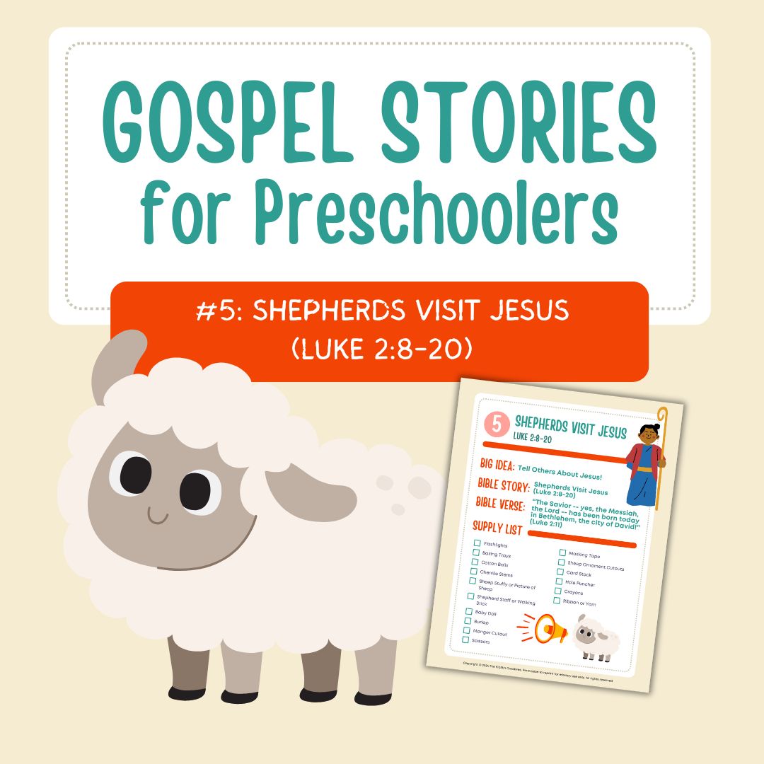 Gospel Stories for Preschoolers: #5 – Shepherds Visit Jesus ...