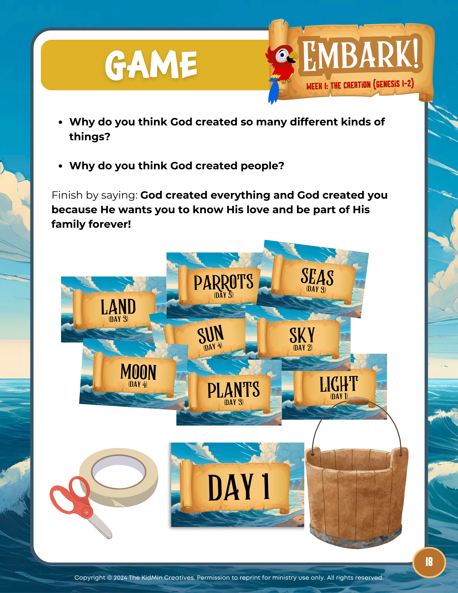 Embark! 5-Week Elementary Curriculum Exploring Genesis 1-11 ...