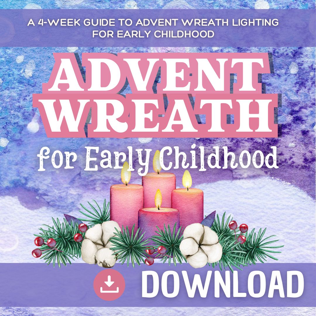 Advent Wreath for Early Childhood – thekidmincreatives.com